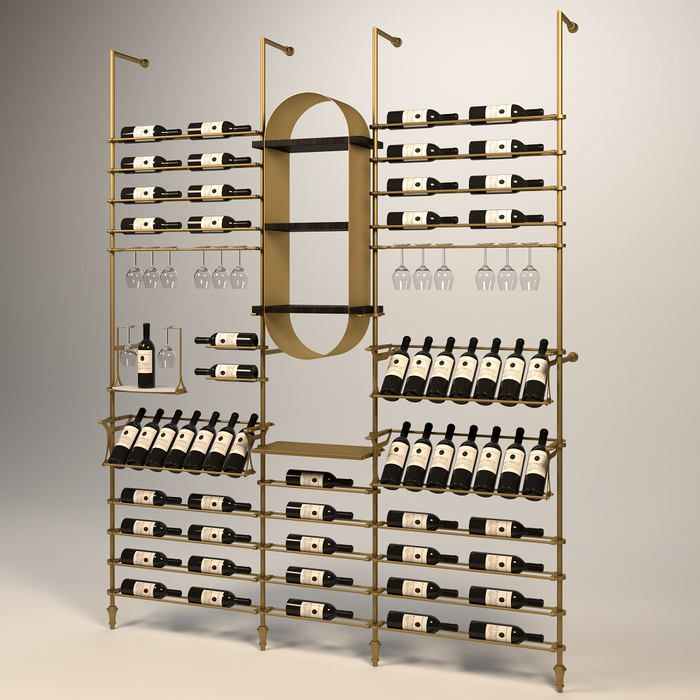 Lombardy Wine Wall - 64 Bottles