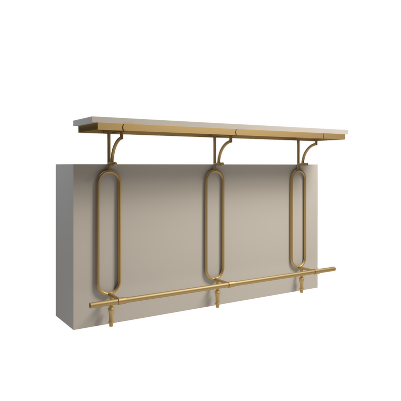 Bar Support System with Foot Rail