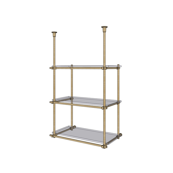 Bistro Wall to Ceiling Shelf