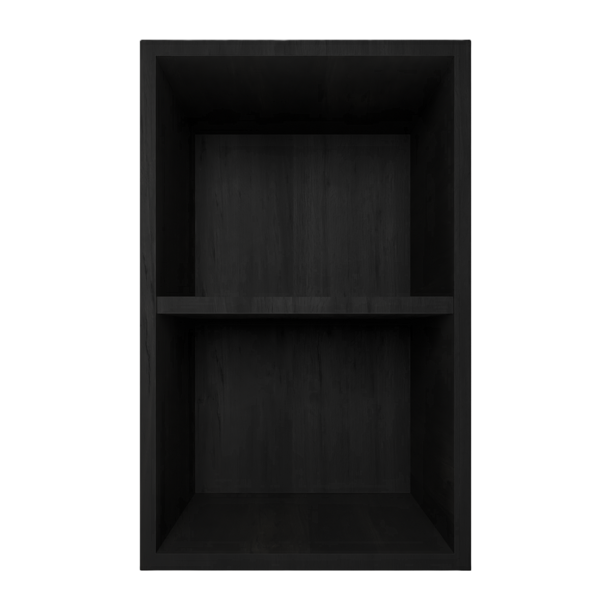 12" Deep Open Cabinet with Shelves