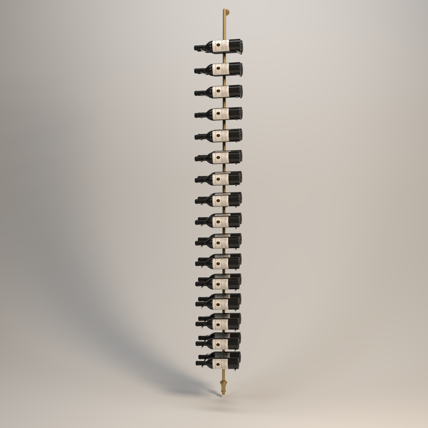 Cantilever Label Out Wine Rack