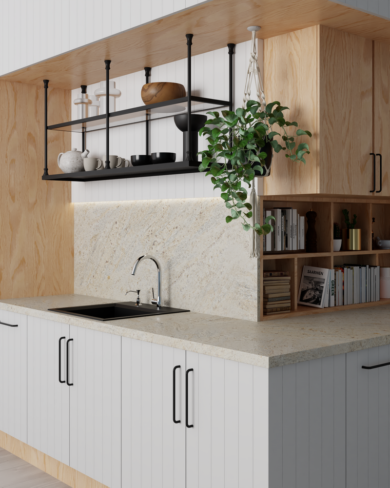 Double Ceiling Mount Shelf - Two Tier