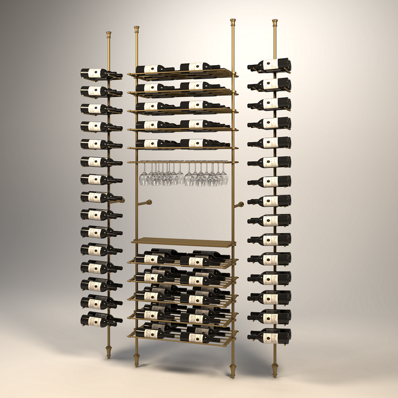 Lazio Wine Wall - 120 Bottles