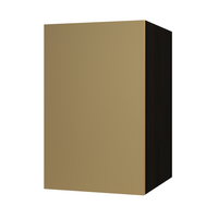 12" Deep Cabinet - Metal Door with Shelves