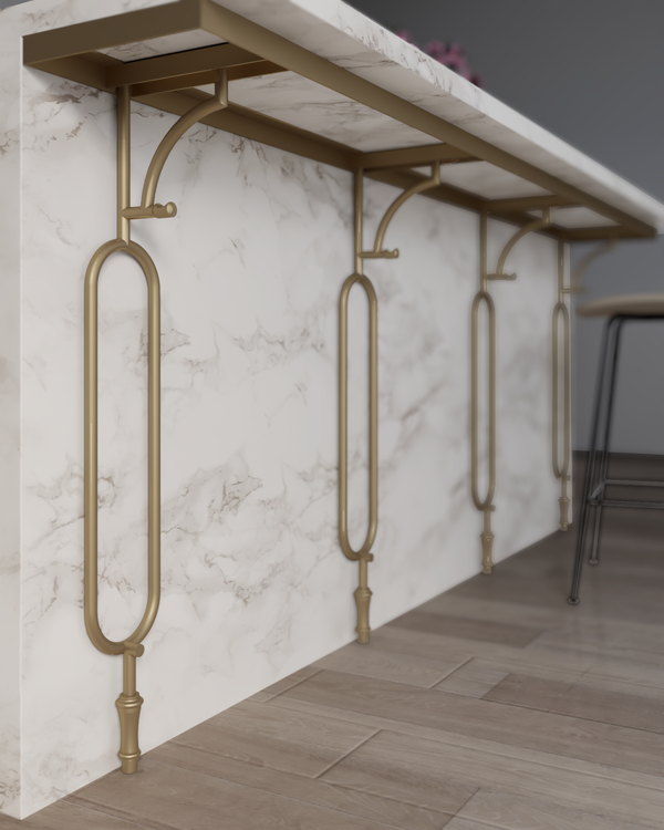 Architectural Bar Front Support System