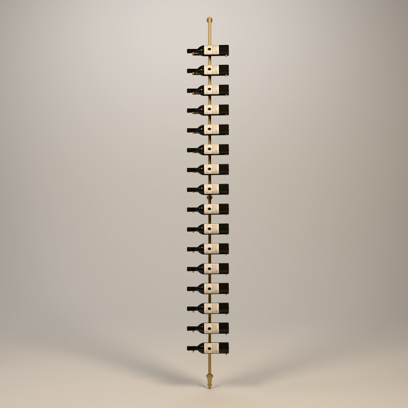 Cantilever Label Out Wine Rack