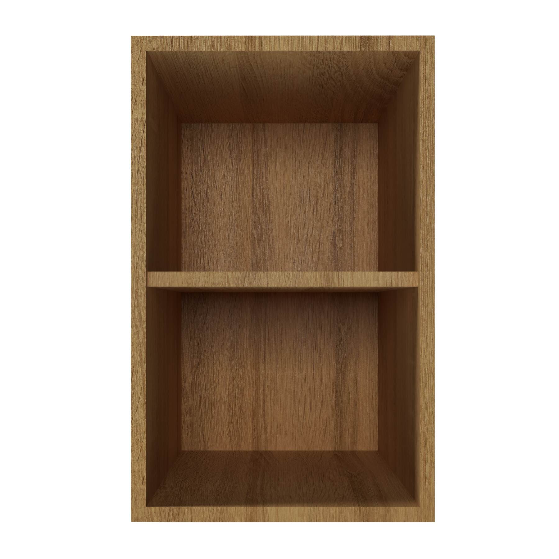 12" Deep Cabinet - Metal Door with Shelves