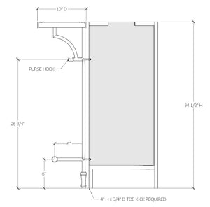 Bar Support System with Foot Rail