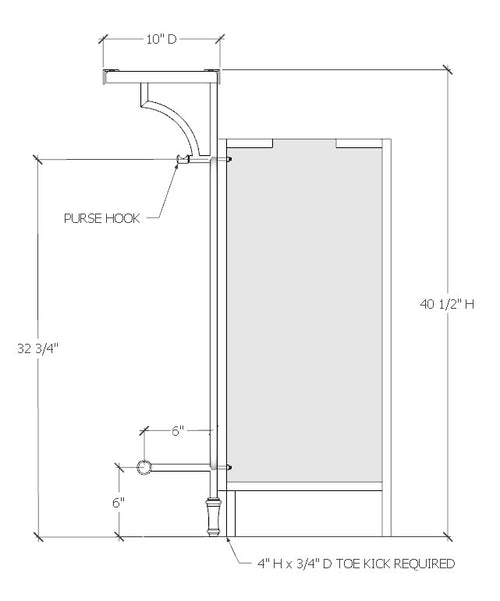 Bar Support System with Foot Rail