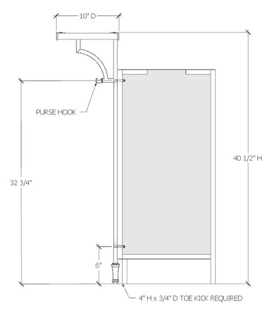 Bar Support System without Foot Rail