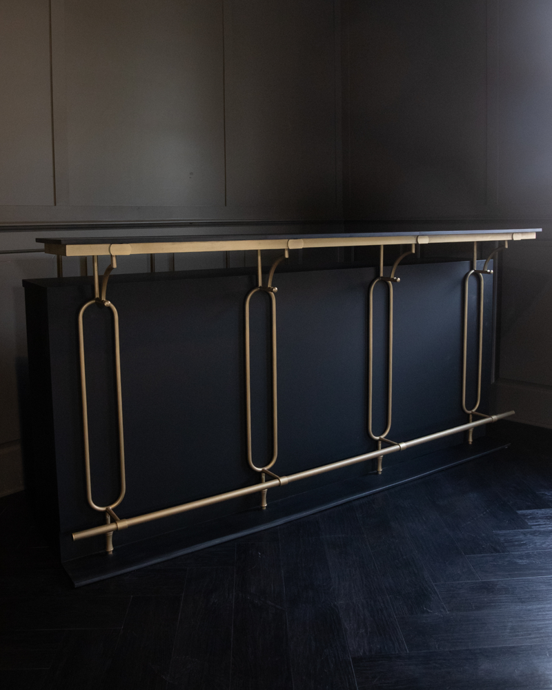 Bar Support System with Foot Rail