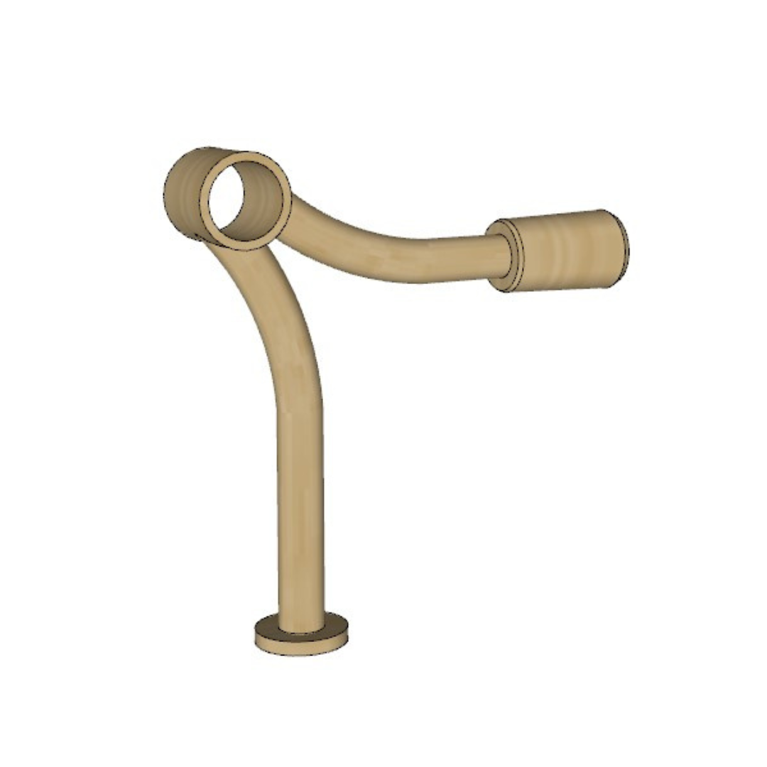 Foot Rail Bracket – Fittings Metal Collection