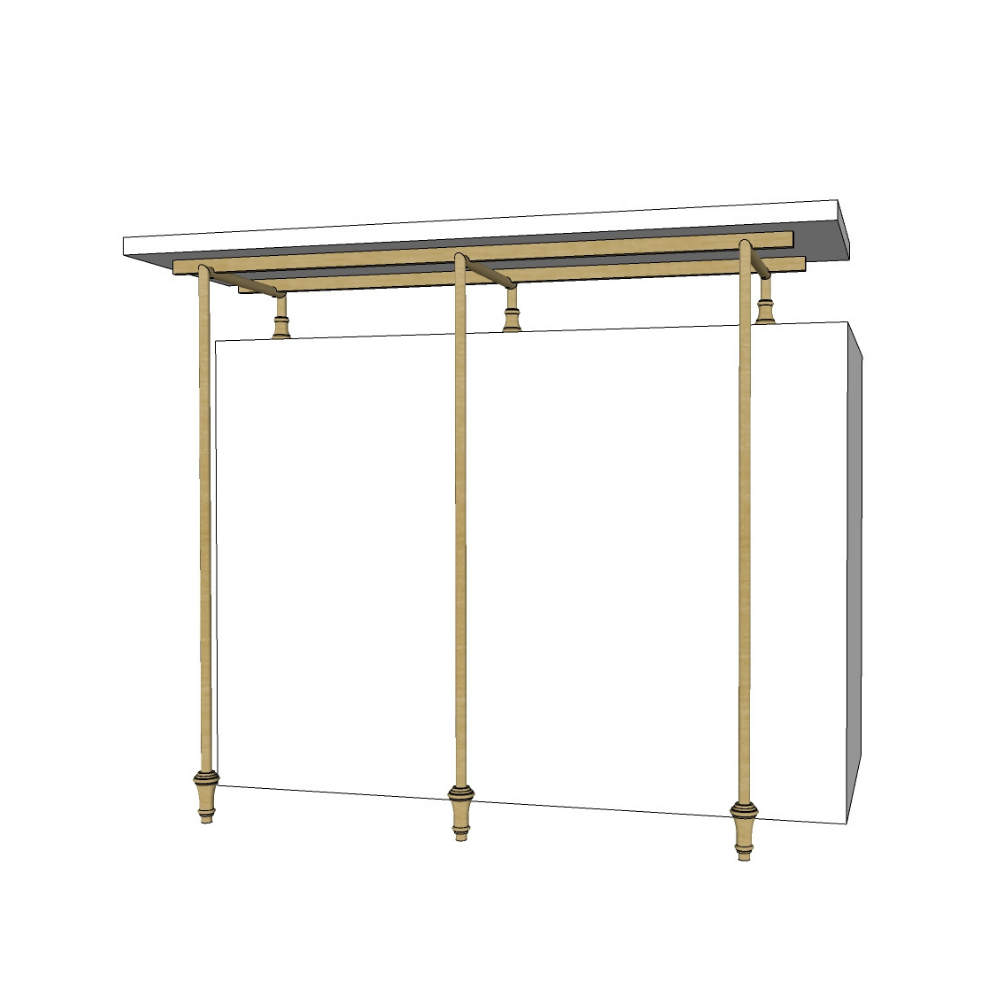 Raised Counter Support - 3 Leg