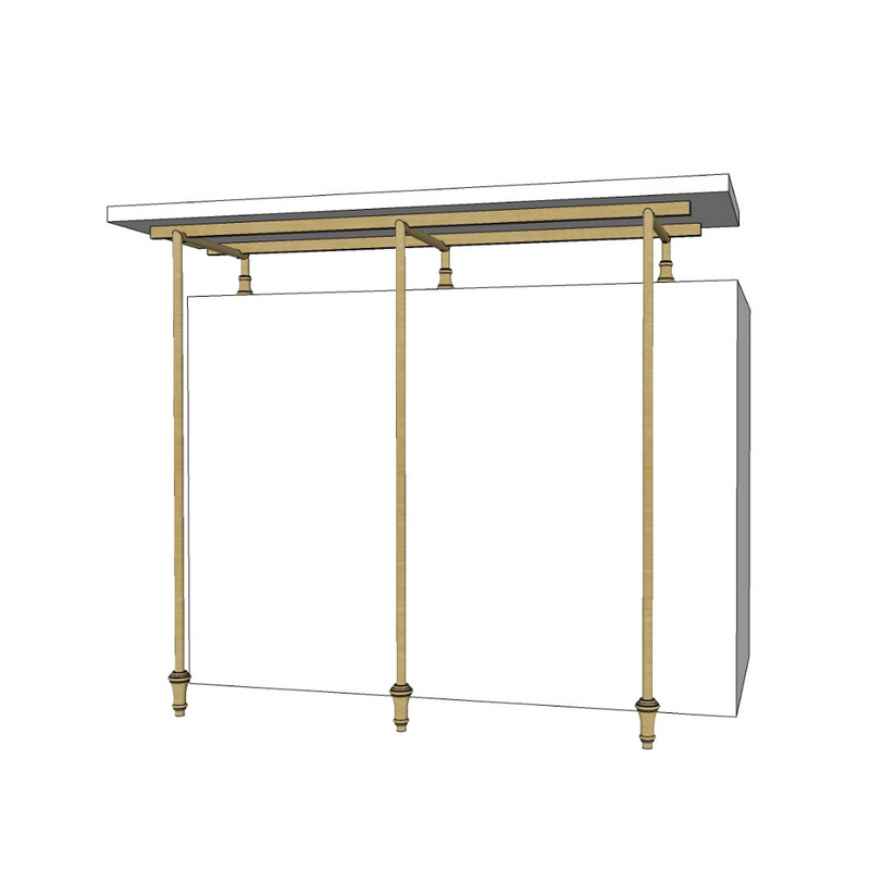 Raised Counter Support - 3 Leg