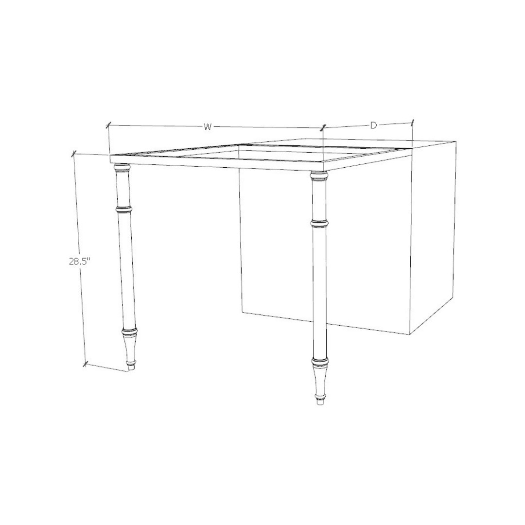 Solo Table Extension – Fittings Metal Collection