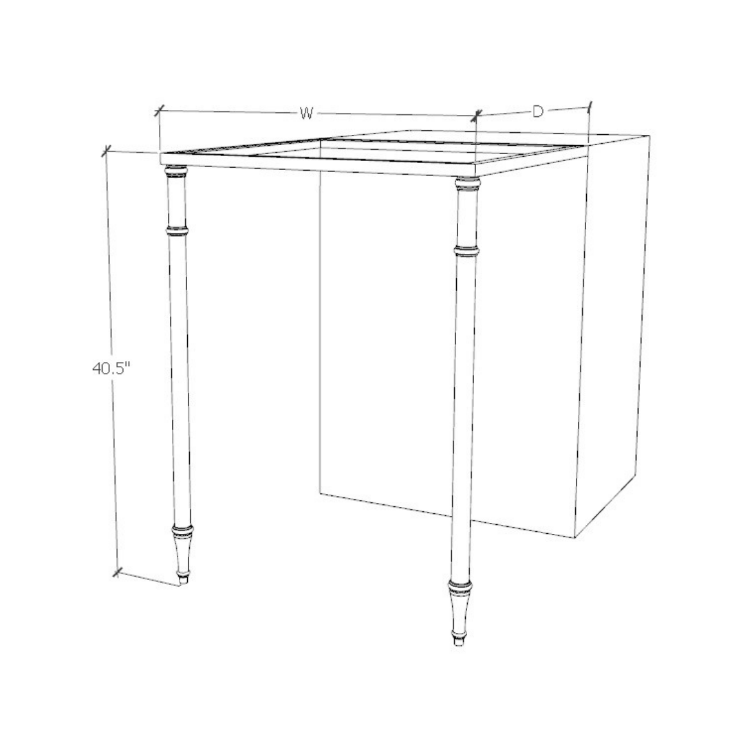 Solo Table Extension – Fittings Metal Collection