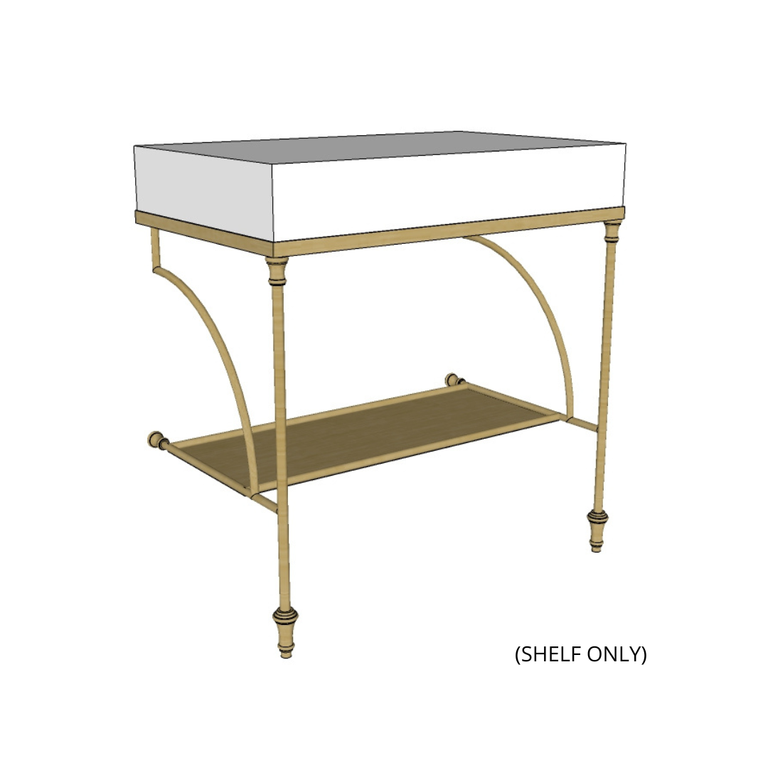 Vanity Base Shelf – Fittings Metal Collection